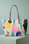 Abstract Painted Tote Bag | Anthropologie