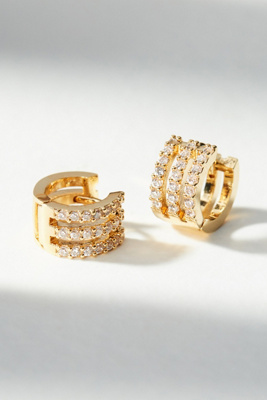 Triple Stack Hoop Earrings | Anthropologie