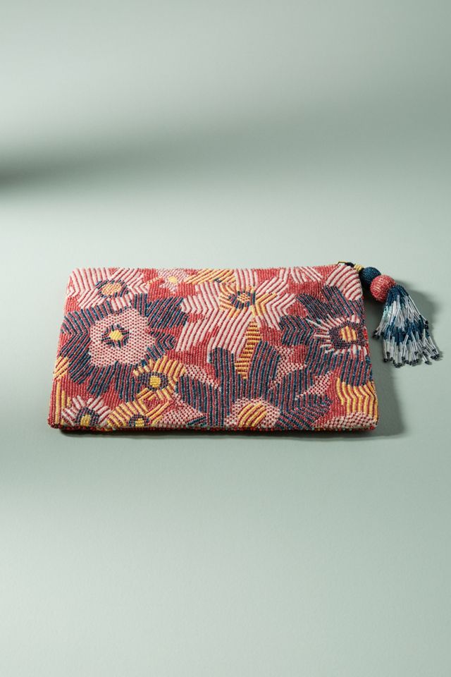 Beaded Happy Pouch | Anthropologie