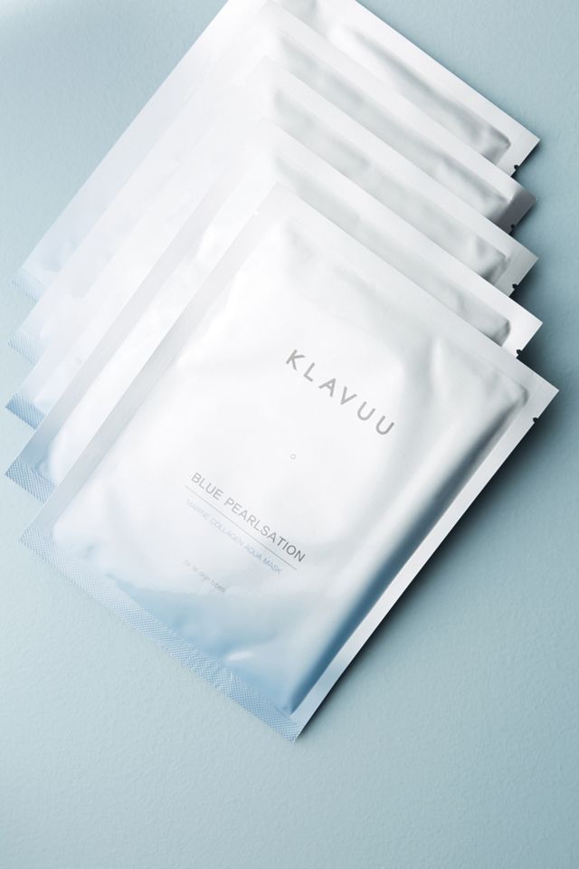 Klavuu Blue Pearlsation Marine Collagen Aqua Mask Set | Anthropologie