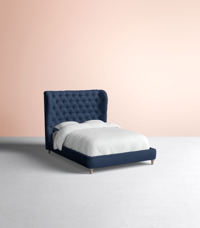 Tufted Wingback Bed | Anthropologie