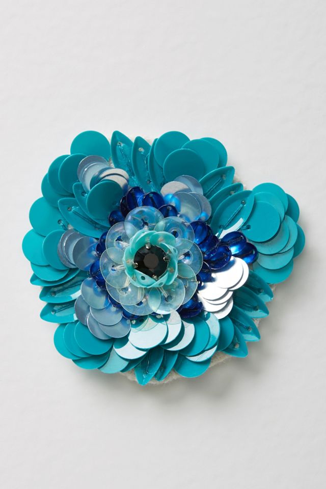 Sequined Flower Sticker Patch | Anthropologie