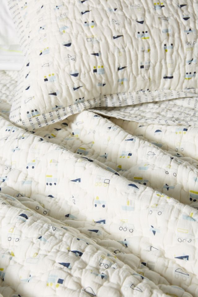 Trucks, Boats & Planes Twin Quilt | Anthropologie