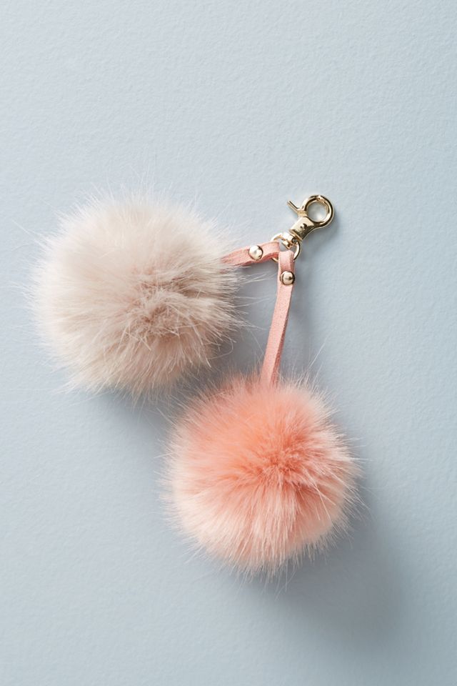 Pommed Faux Fur Decorative Charm | Anthropologie