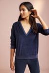 AMO Velour Pullover | Anthropologie
