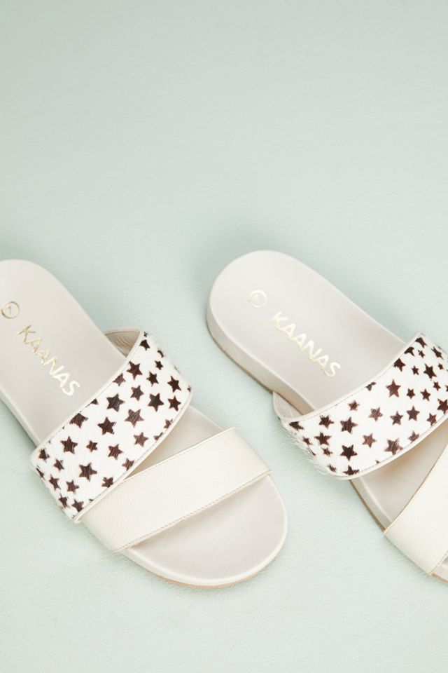 Kaanas Lucas Stars Slide Sandals | Anthropologie