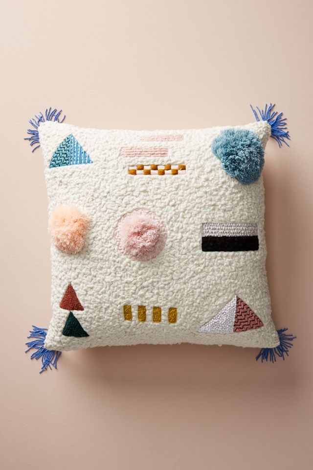 Embellished Shape Study Cushion | Anthropologie UK