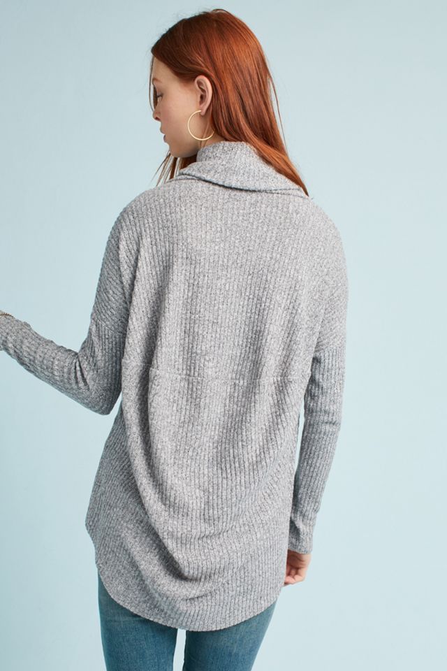 Brushed Cowl Neck Pullover | Anthropologie