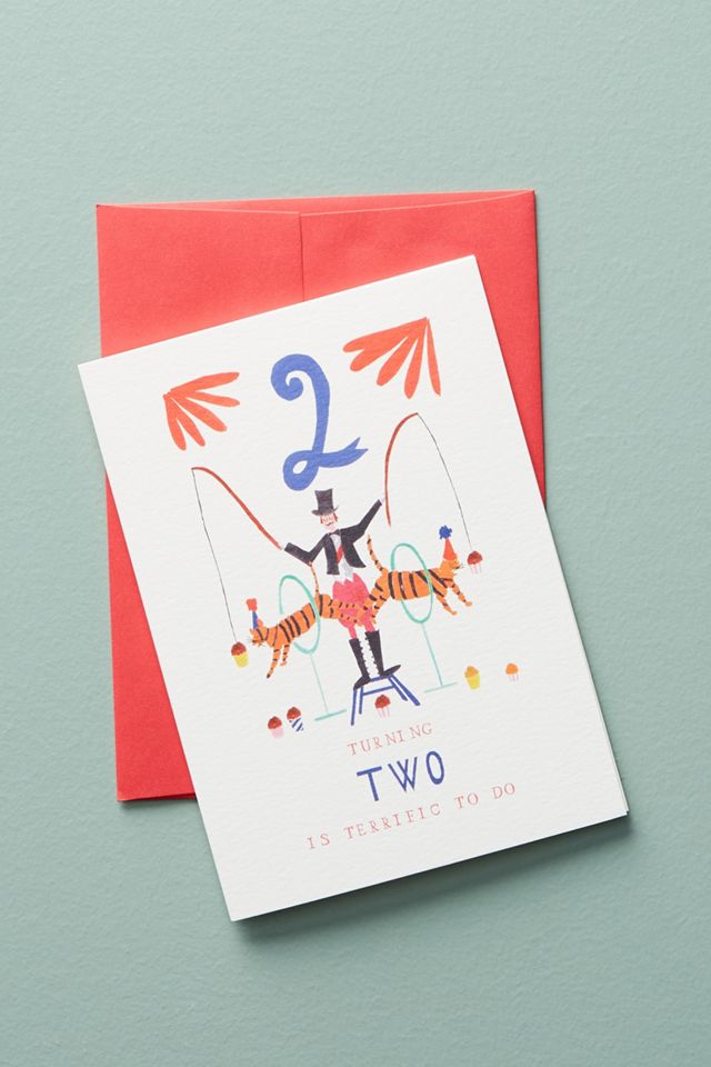 Happy Birthday Age Card | AnthroLiving