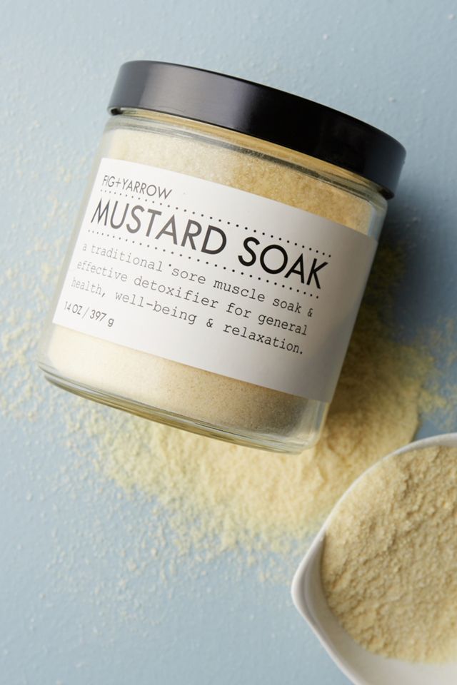 Fig + Yarrow Mustard Soak | Anthropologie
