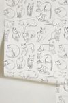 Anthropologie Cat Study Wallpaper | AnthroLiving
