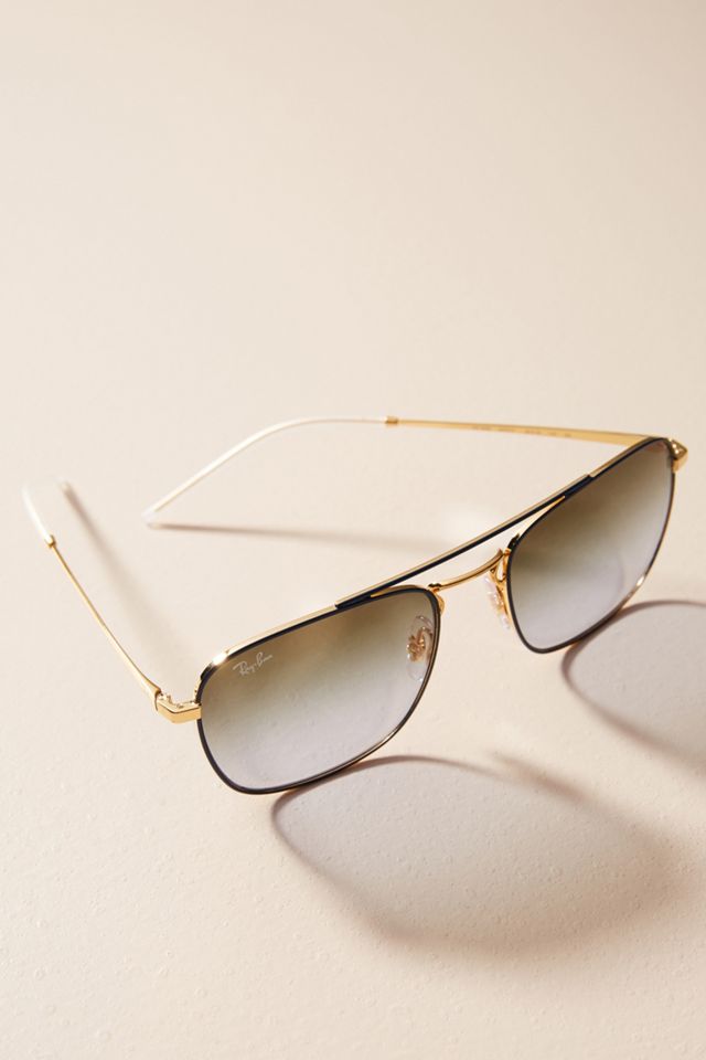 Ray-Ban Square Aviator Sunglasses | Anthropologie
