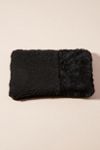 Primecut Patched Shearling Clutch | Anthropologie