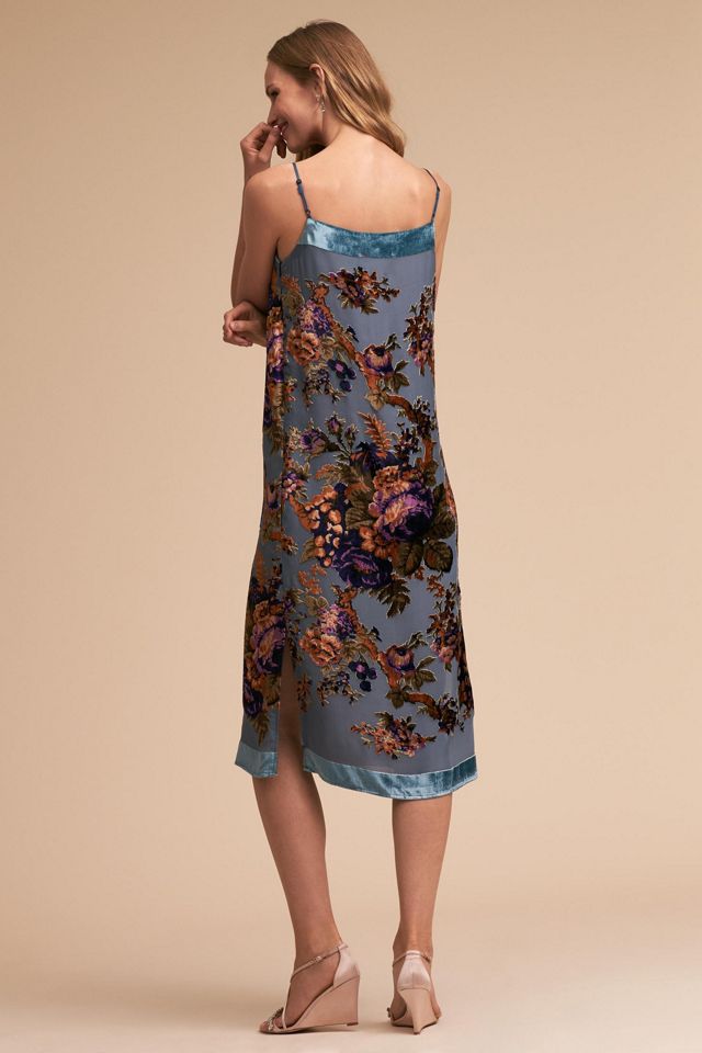 Carlson Burnout Velvet Dress | Anthropologie