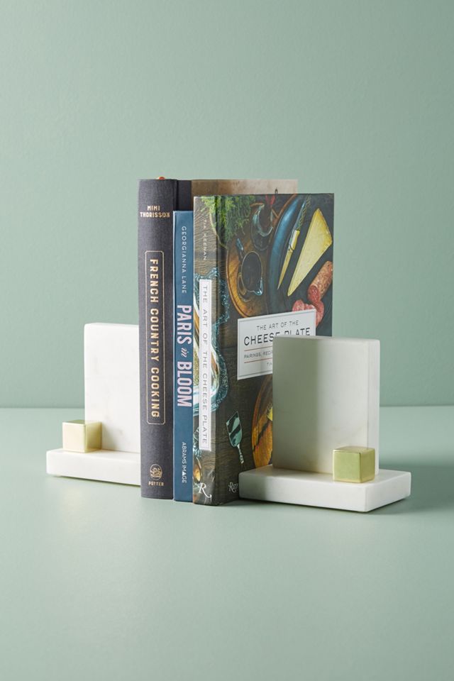 Marble Bookends | AnthroLiving