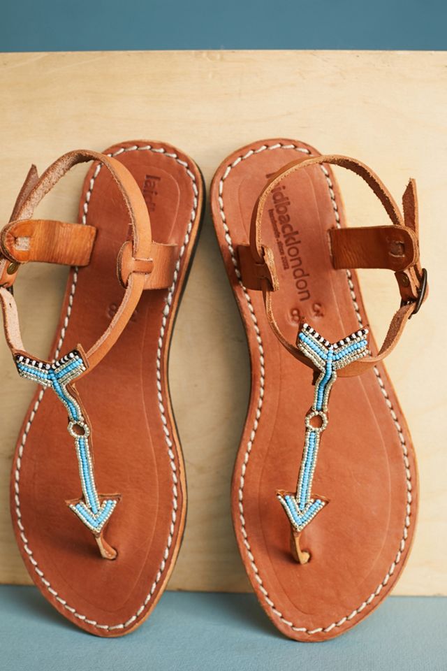 Laidback London Arrow Sandals | Anthropologie