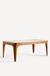 Brass Starburst Rectangular Coffee Table | Anthropologie