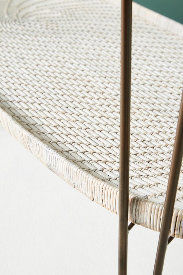 Coiled Rattan Console | AnthroLiving