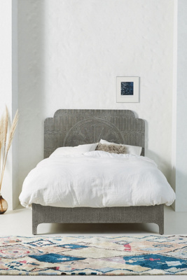Hand-Embossed Lotus Bed | AnthroLiving
