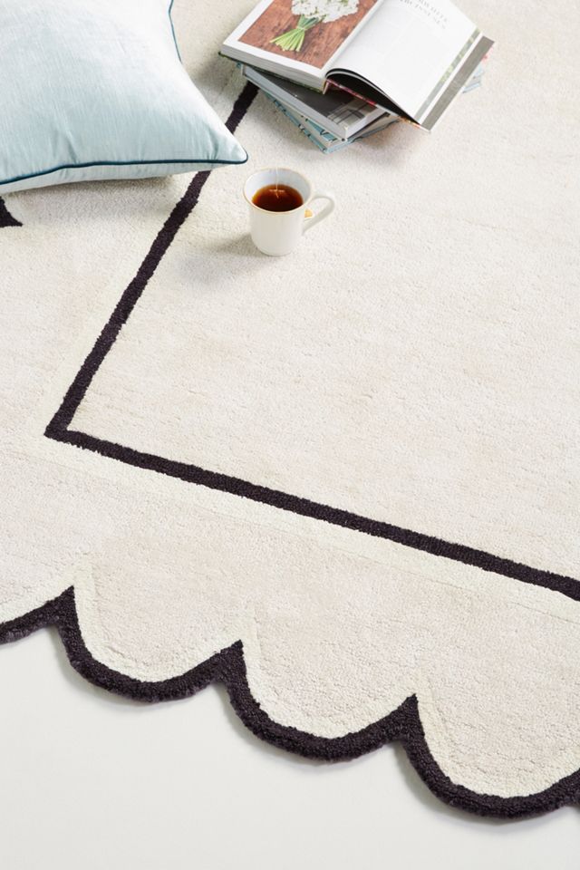 Hand-Tufted Scallop Rug | AnthroLiving