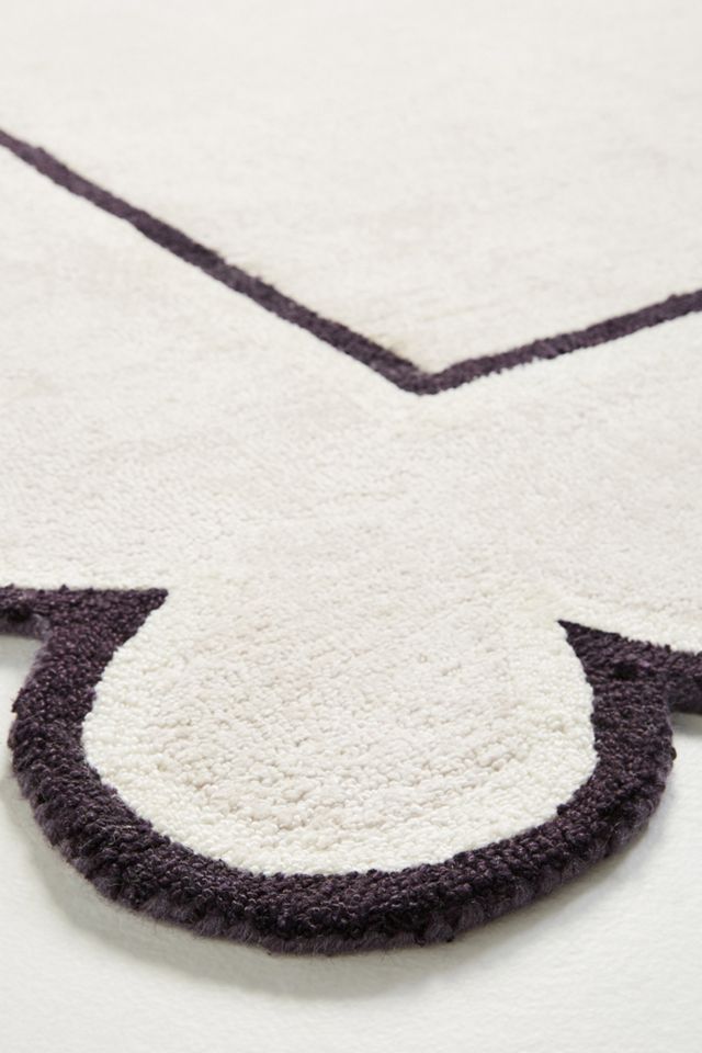 Hand-Tufted Scallop Rug | Anthropologie