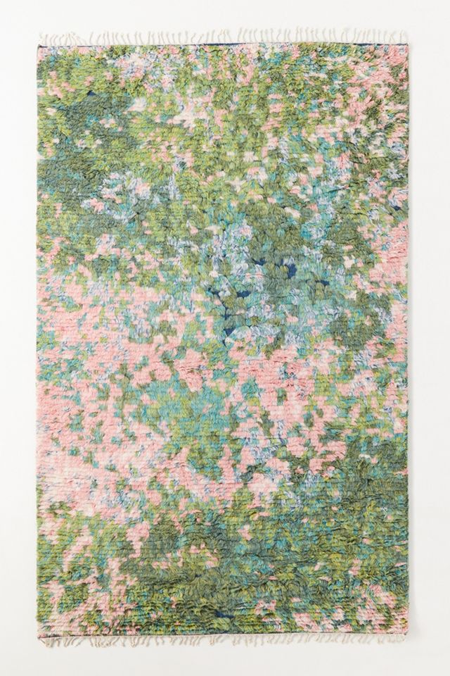 Handwoven Brielle Shag Rug Swatch | AnthroLiving