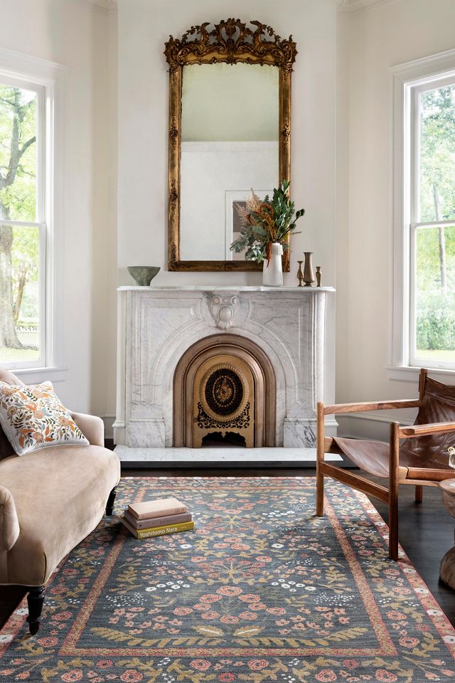 Rifle Paper Co. x Loloi Fiore Floral Rug | Anthropologie UK
