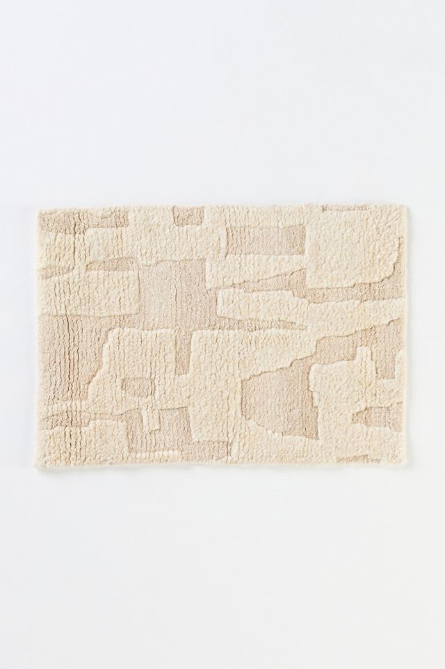 Wool Hand-Knotted Neutral Rug | Anthropologie