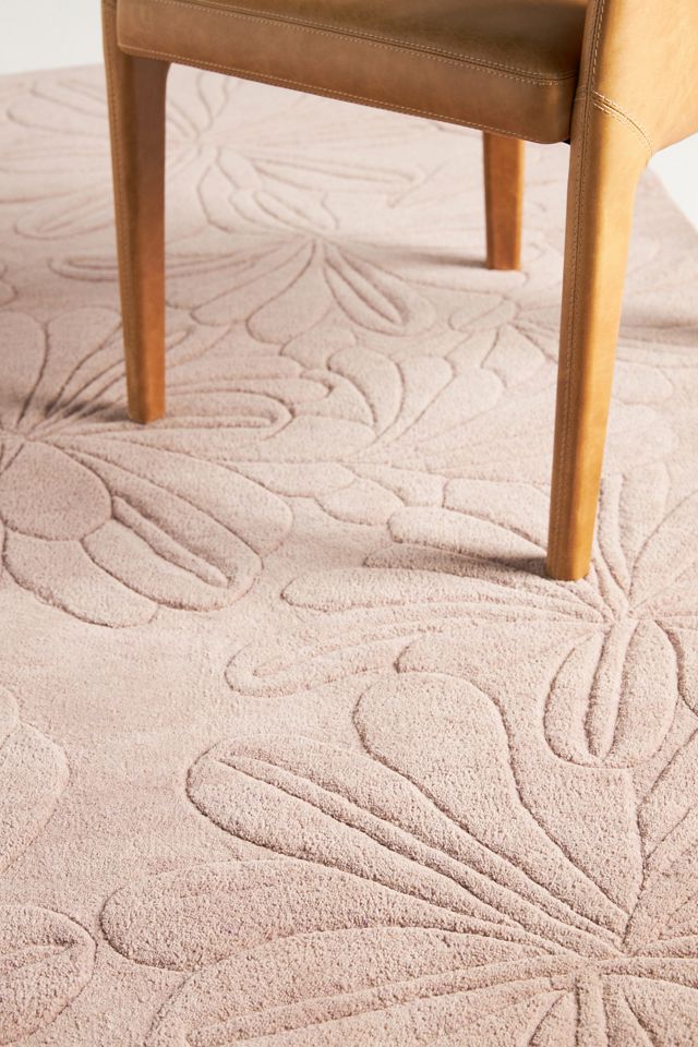 Hand-Tufted Sculpted Daisy Rug | AnthroLiving