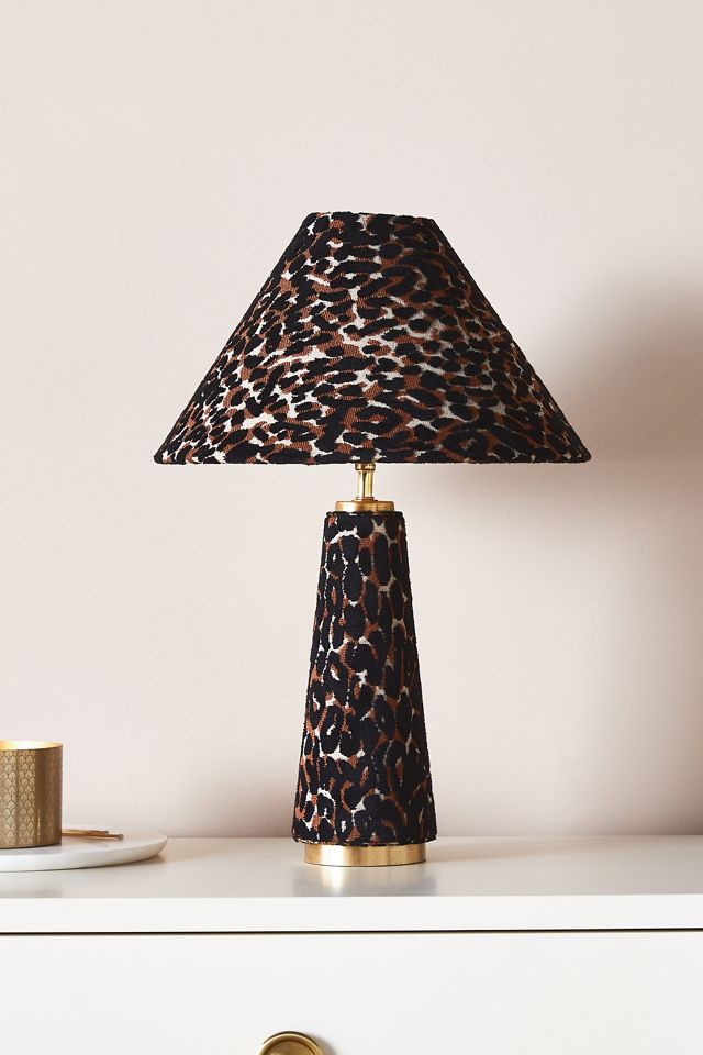 Lulu Leopard Print Table Lamp | Anthropologie UK