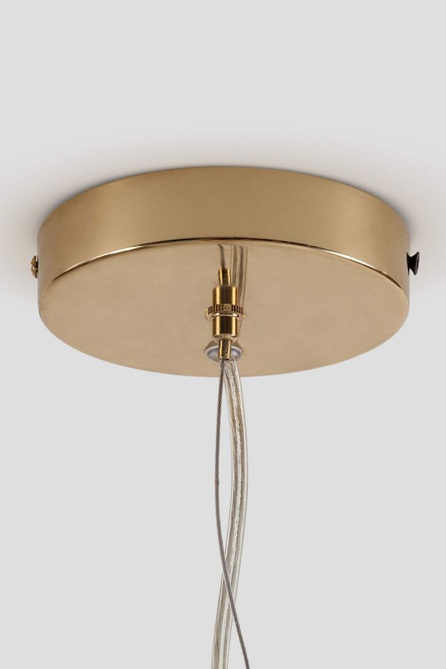 houseof White Glass Disk Chandelier Ceiling Light | Anthropologie UK