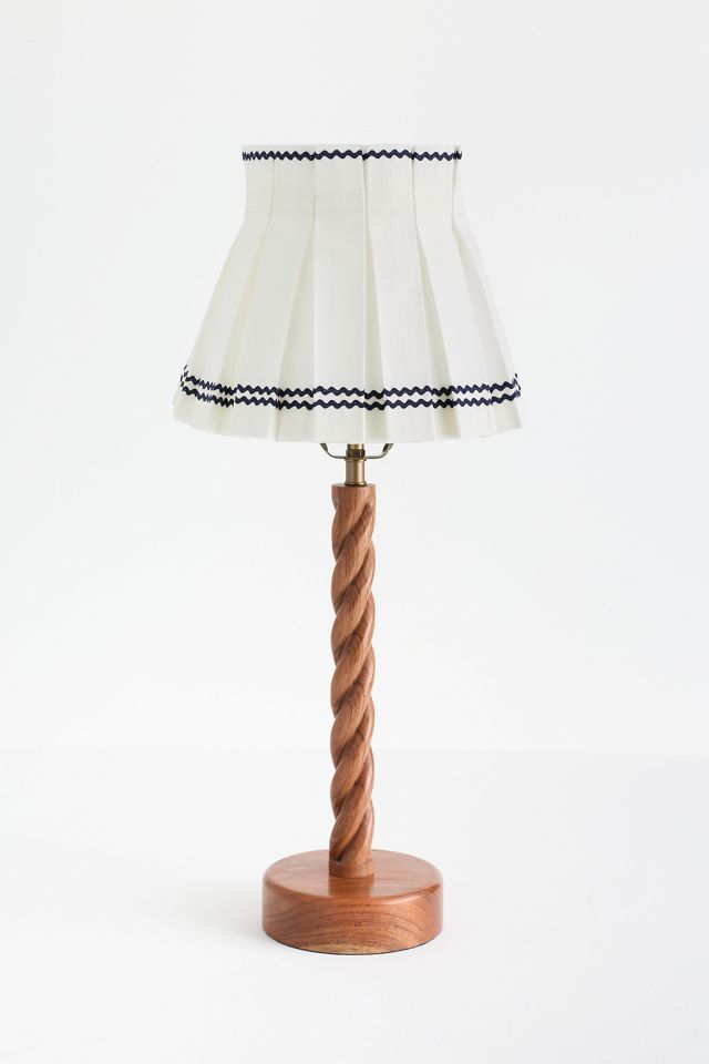 Cielle Home Box Pleat Fabric Lamp Shade and Slipcover | AnthroHome