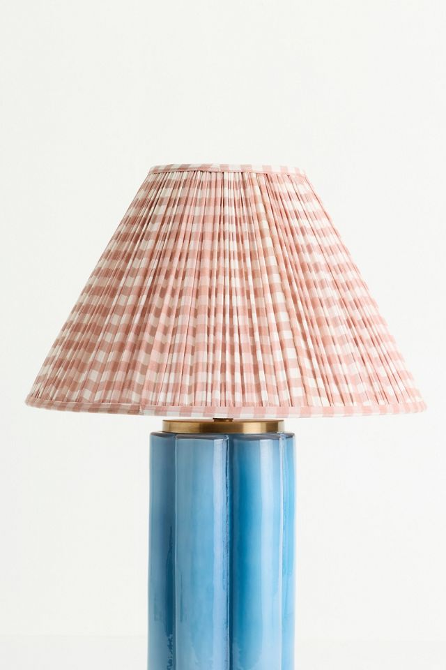 Ruched Empire Printed Lamp Shade | AnthroHome