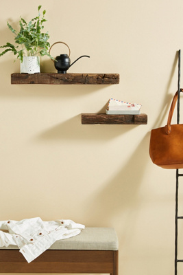 Reclaimed Wood Shelf | AnthroLiving