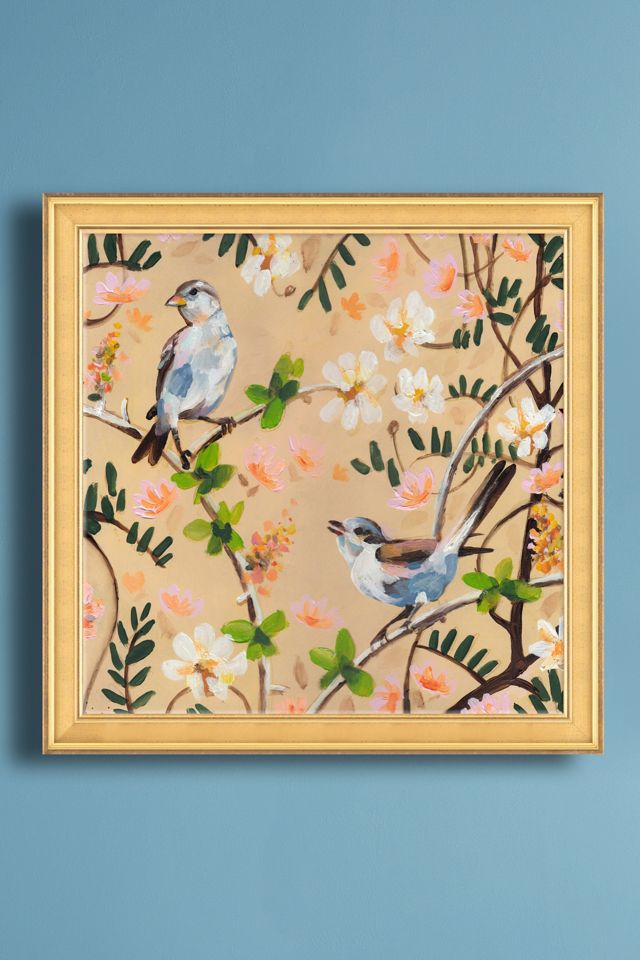 Two Birds In A Tree Wall Art | Anthropologie UK
