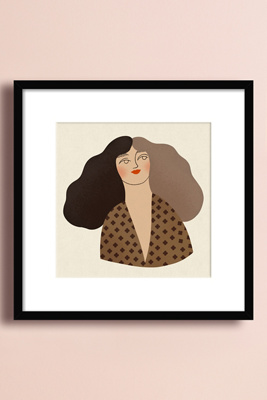 Pretty Hair by Clare Owen Wall Art | Anthropologie UK