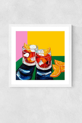 Alice Straker Negronis Wall Art Print | Anthropologie UK
