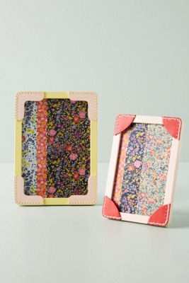 Hugo Stitched Leather Frame | AnthroLiving