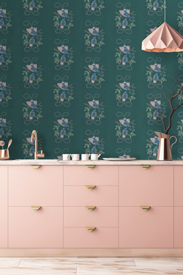 Annika Reed Legless Birds Of Paradise Wallpaper | Anthropologie UK
