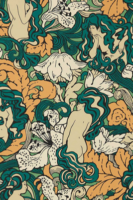 Sanderson Archive Forbidden Fruit Wallpaper | Anthropologie UK