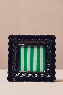 Philippa Scalloped Ceramic Photo Frame | Anthropologie UK