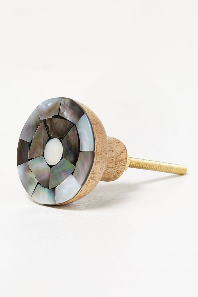 Mop Shell Wooden Knob | Anthropologie UK
