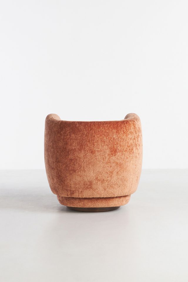 Doris Chenille Swivel Chair | Anthropologie UK
