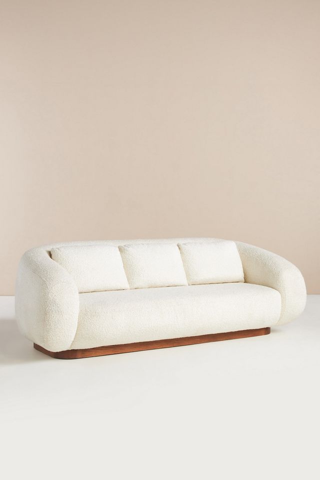 Sofia Boucle Sofa | Anthropologie UK