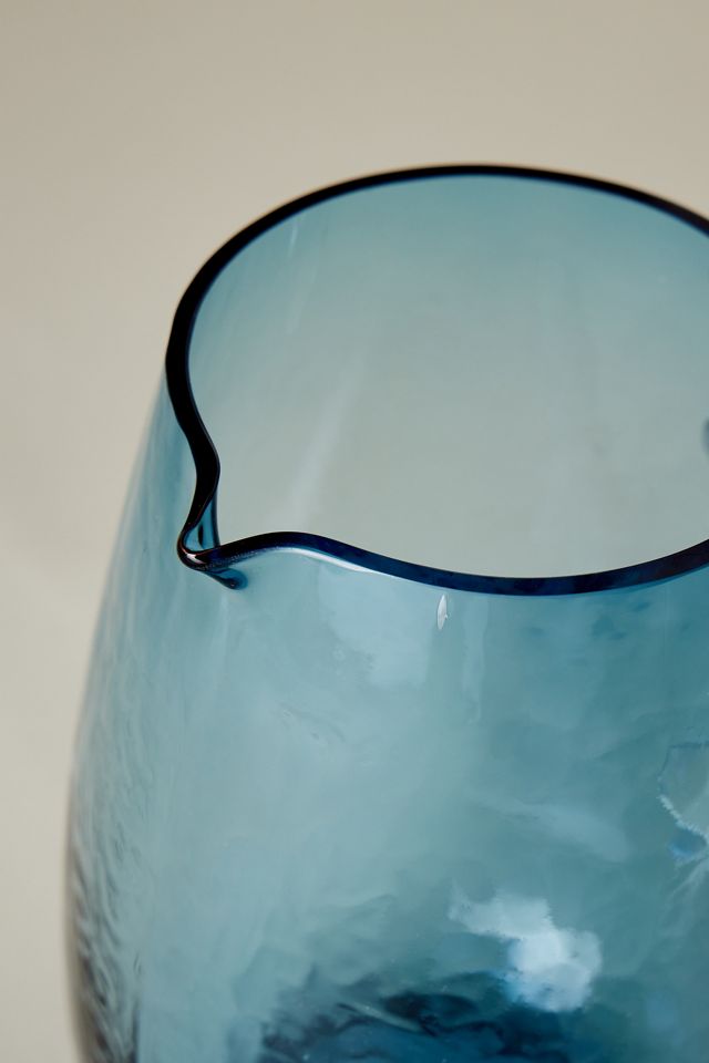 Broste Copenhagen Hammered Glass Jug | Anthropologie UK