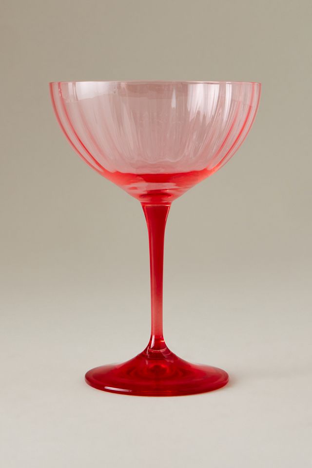 Anna Nina Tinted Champagne Coupe Glass Anthropologie Uk