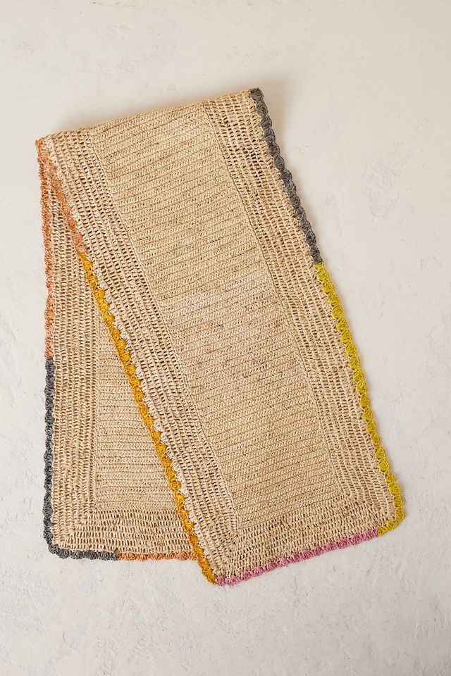 Payton James Aura Raffia Runner | Anthropologie UK