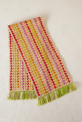 Payton James Fringe Table Runner | Anthropologie UK