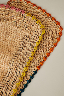 Runner da Tavolo in Rafia all'Uncinetto Payton James | Anthropologie IT