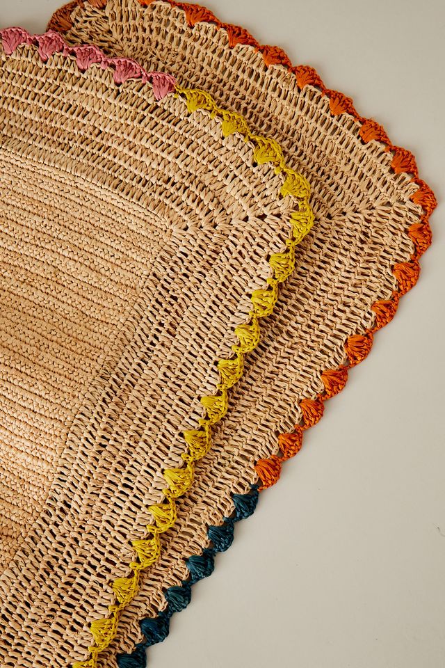 Payton James Crochet Raffia Table Runner | Anthropologie UK